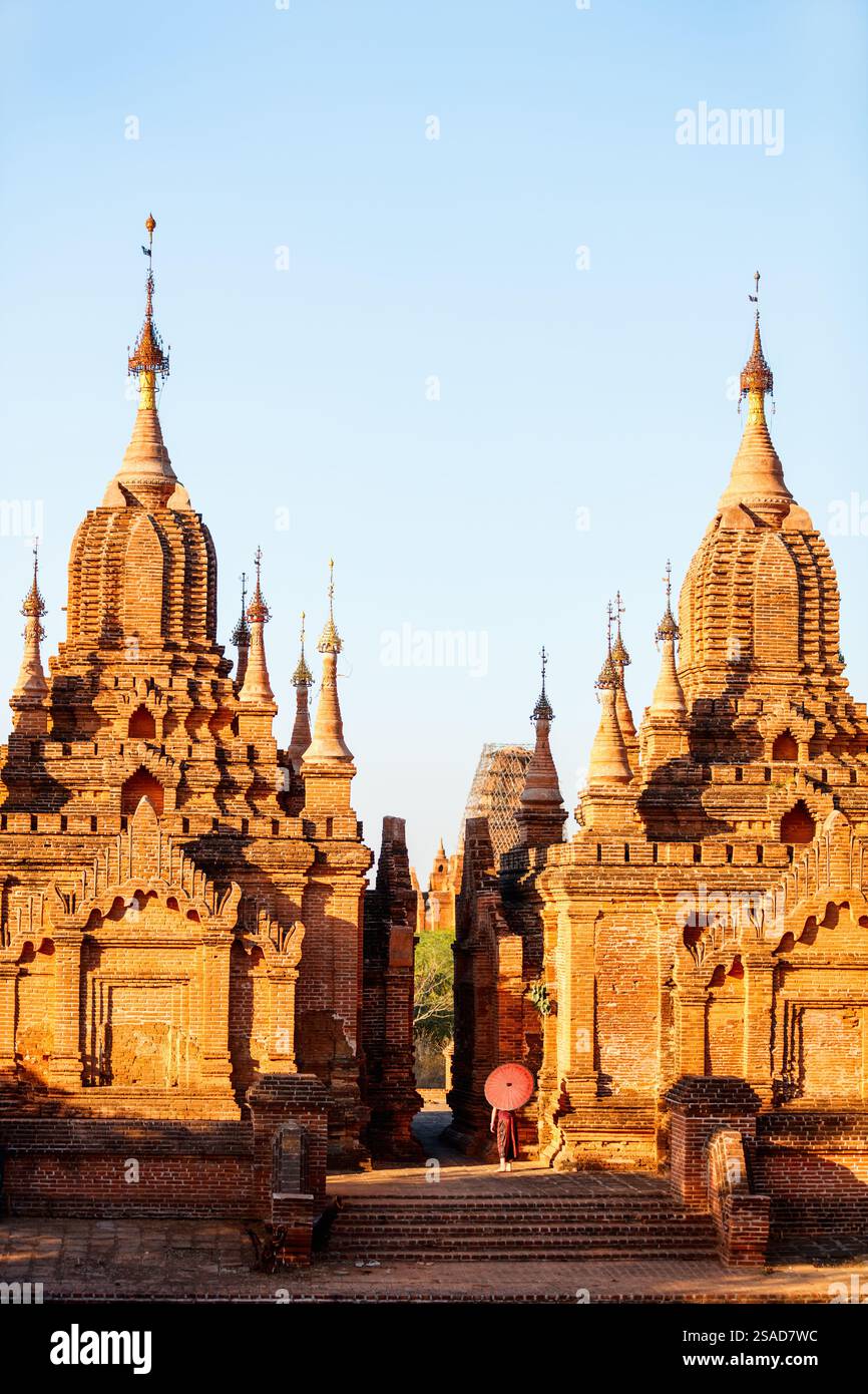 Historic buddhist pagoda in Bagan Myanmar Stock Photo - Alamy