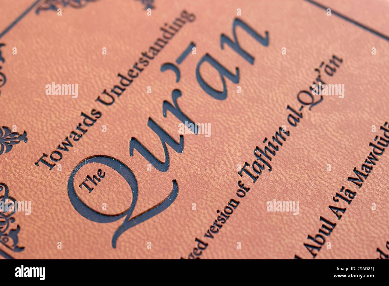 Translation of the Holy Quran into English. Islam Stock Photo - Alamy