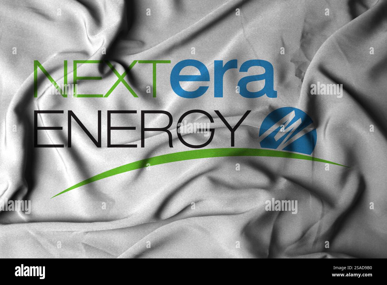 Pringsewu, Lampung; January 30, 2025; The texture of the flag cloth ...