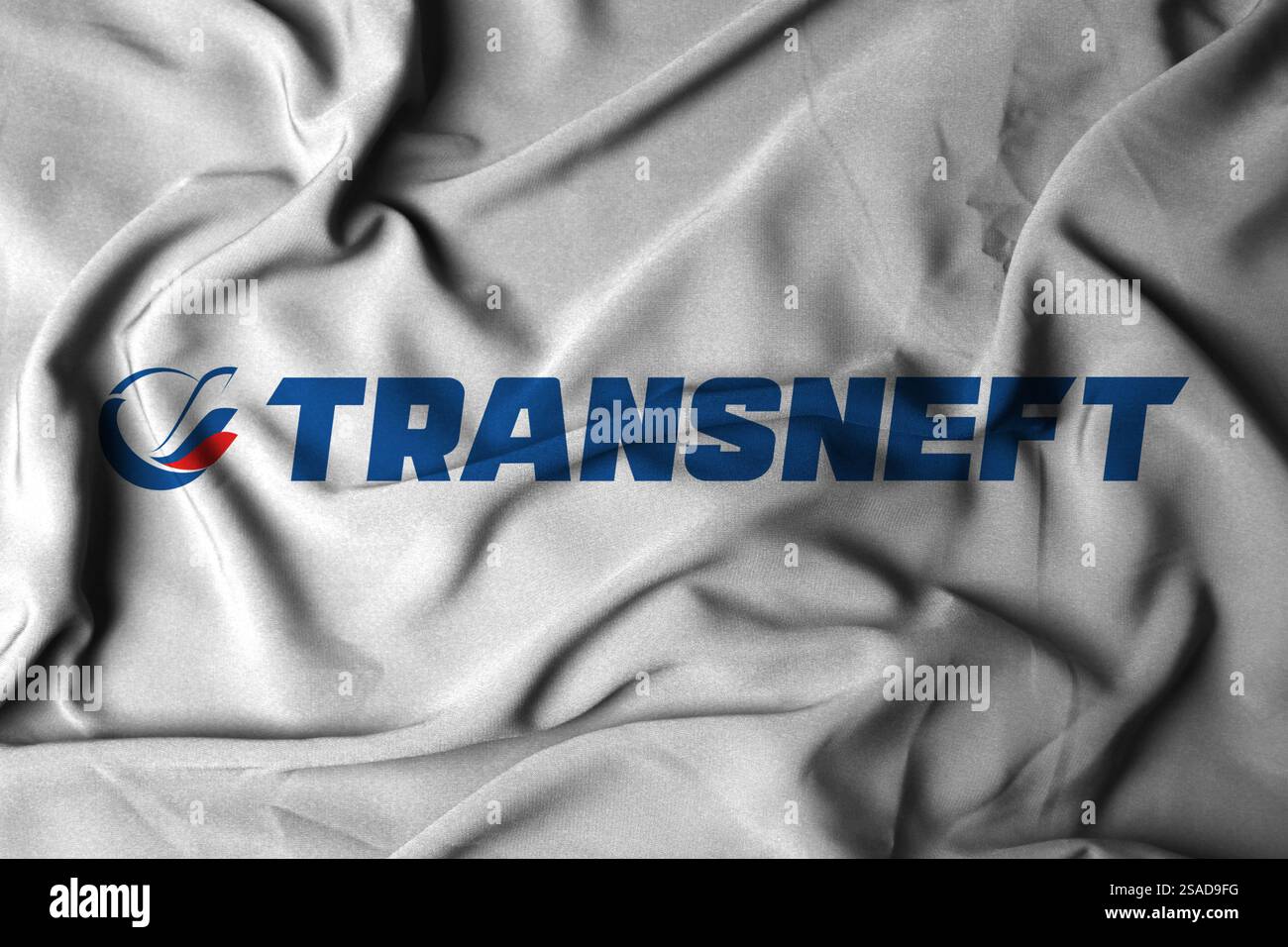 Pringsewu, Lampung; January 30, 2025; Texture of flag cloth with the ...