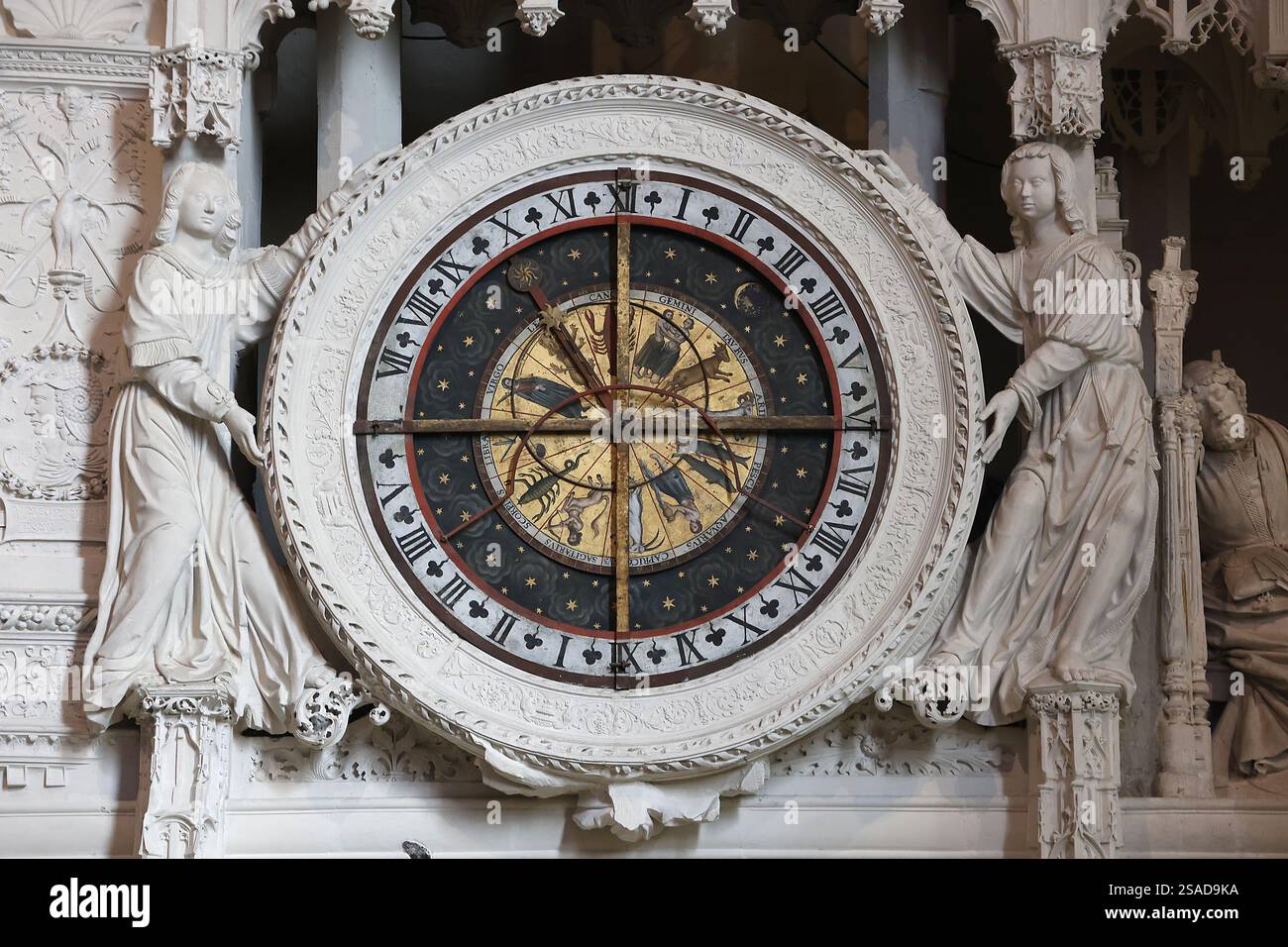Notre Dame catholic cathedral, Chartres, France. Ambulatory ...