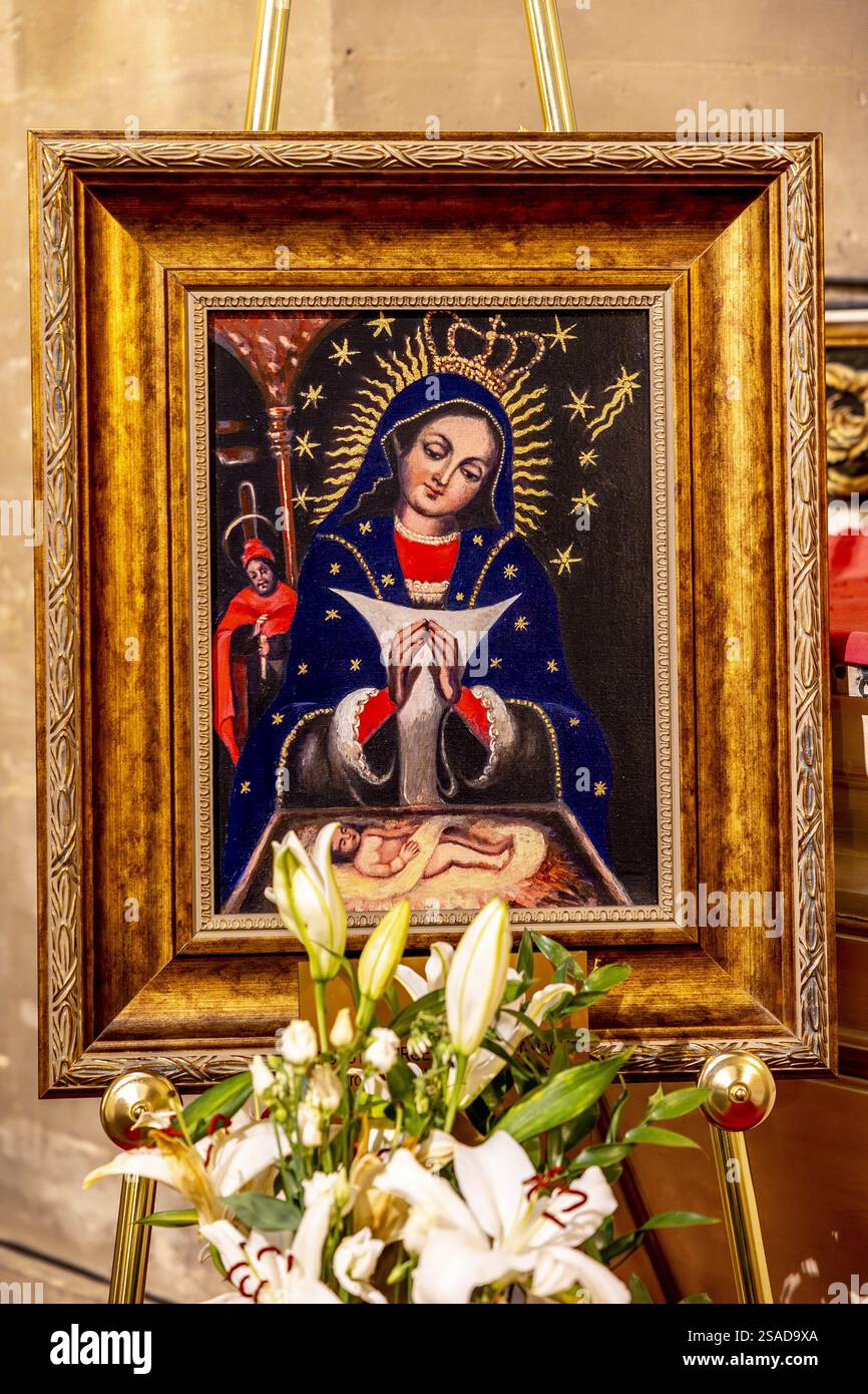 Our Lady of Guadalupe painting in Saint Philippe du Roule church, Paris ...