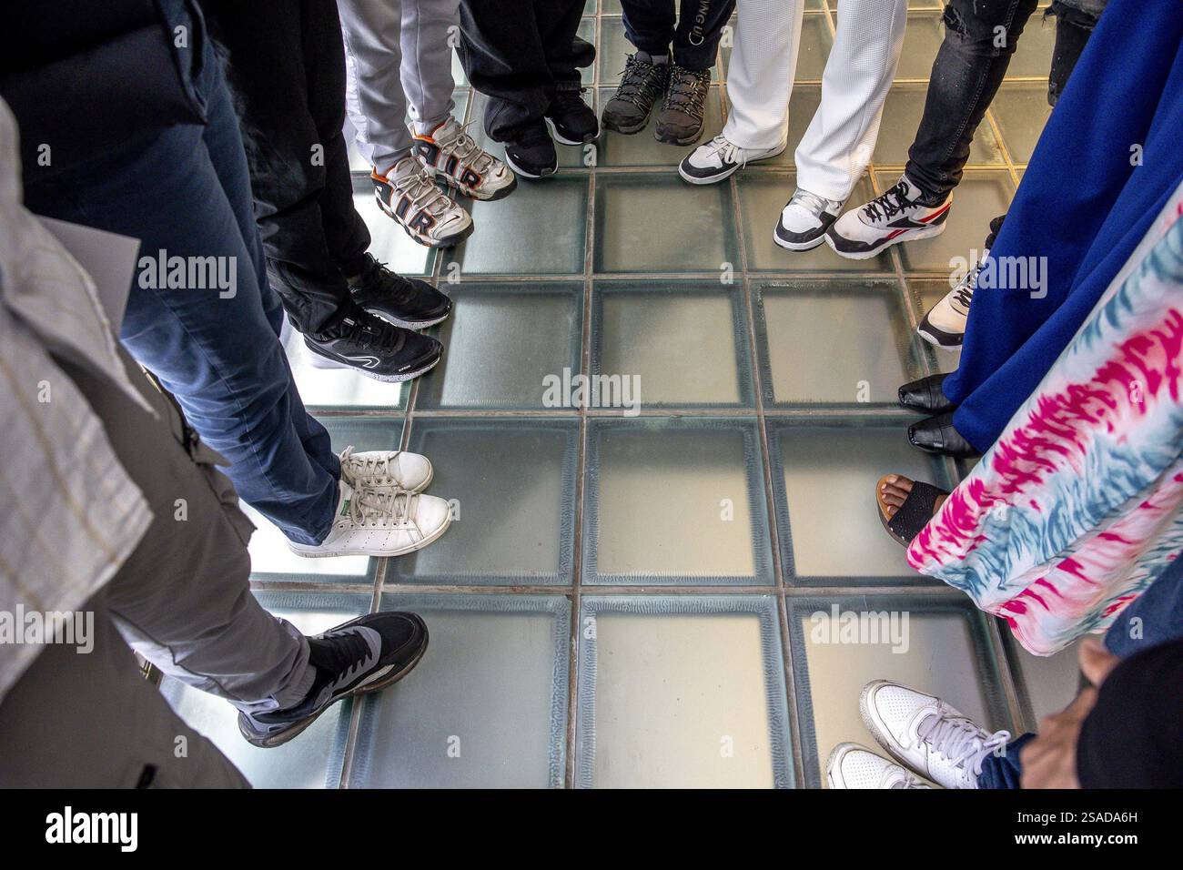 Visitors’s feet at the Orsay museum in Paris, France Stock Photo - Alamy