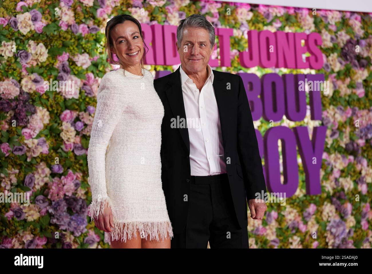 Anna Eberstein and Hugh Grant pose for photographers upon arrival at ...