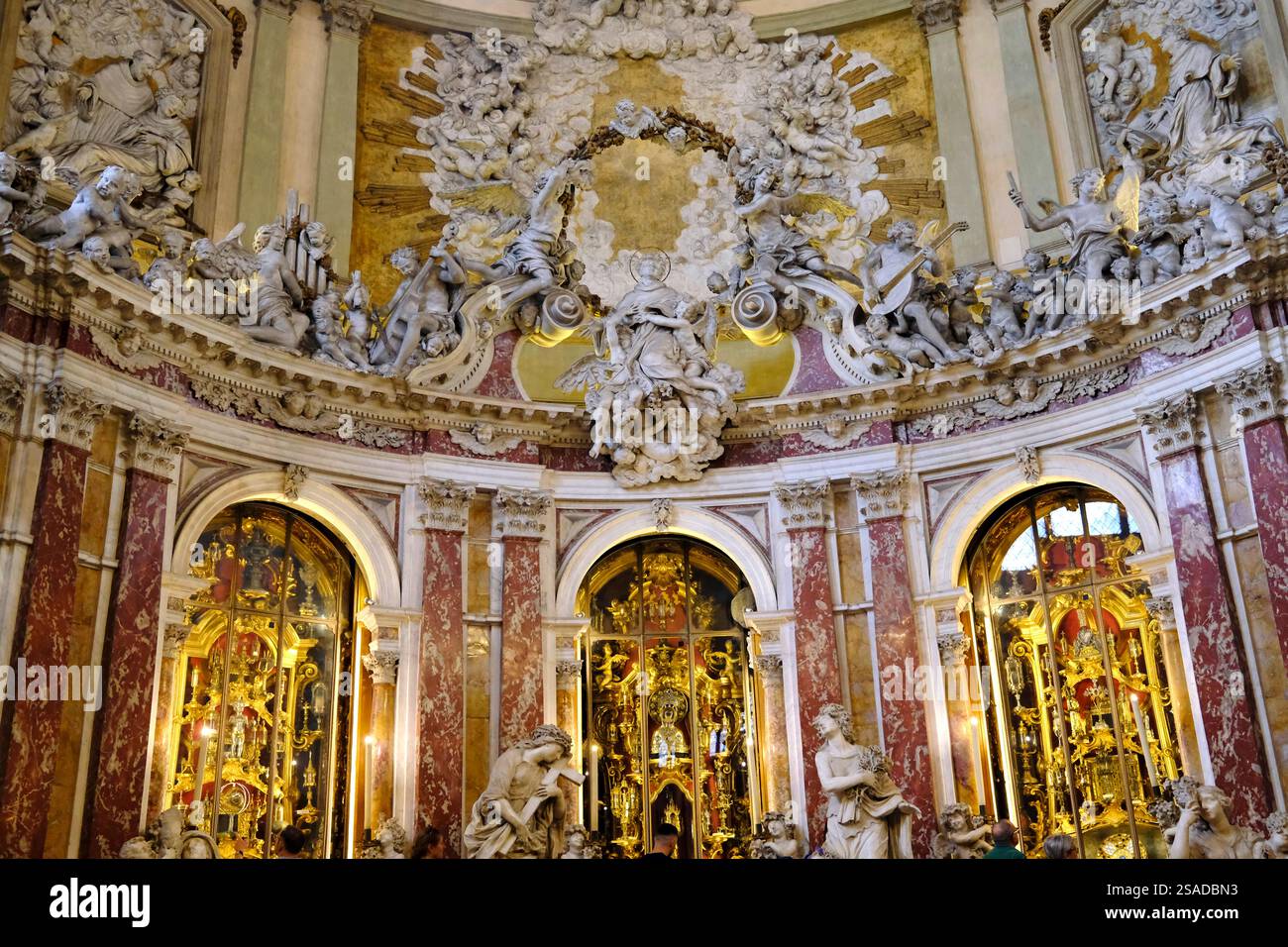 Basilica of Saint Anthony of Padua. The chapel of the relics of Saint Anthony. Padua. Italy ...