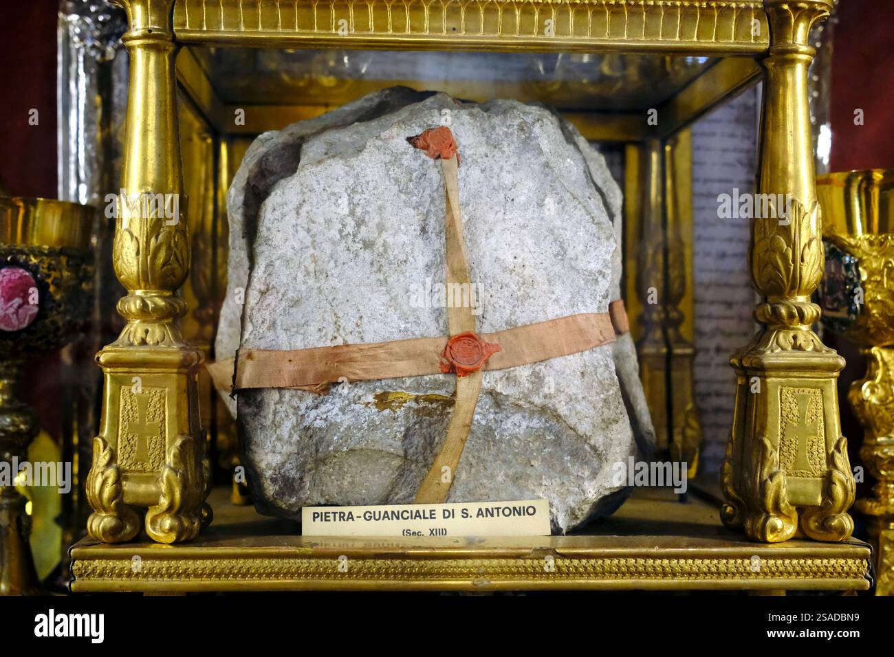 Basilica of Saint Anthony of Padua. The chapel of the relics of Saint Anthony. Padua. Italy ...