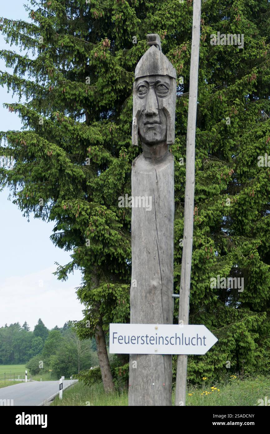 Feuersteinschlucht, Munich Way of St. James, Bavaria, Germany in ...