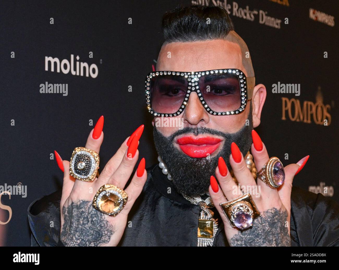 Berlin, Germany. 29th Jan, 2025. Fashion designer Harald Glööckler ...