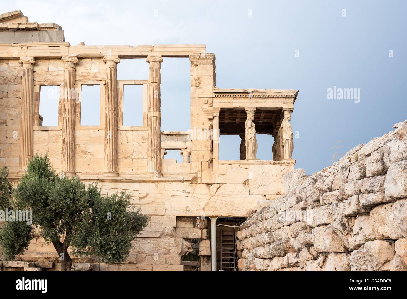 The Erechtheion and Porch of the Caryatids is an ancient Greek Ionic ...