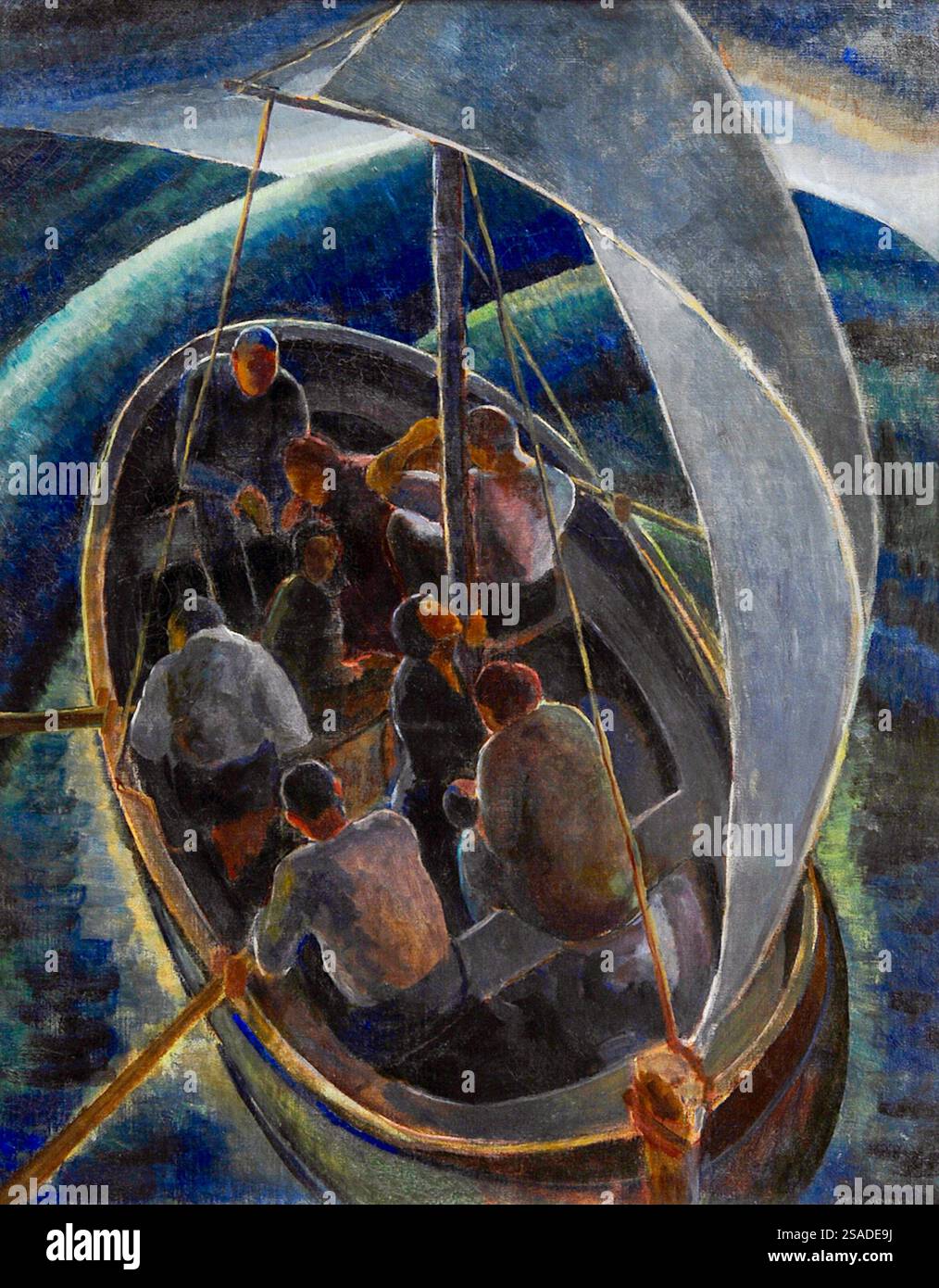 Malvin Gray Johnson - Roll Jordan Roll - 1930 Stock Photo - Alamy