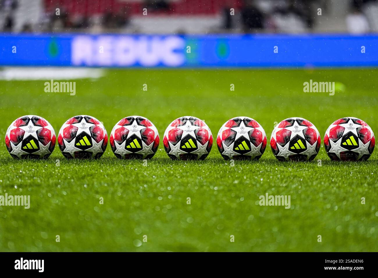 Lille, France. 29th Jan, 2025. Lille - Balls during the eight and final ...