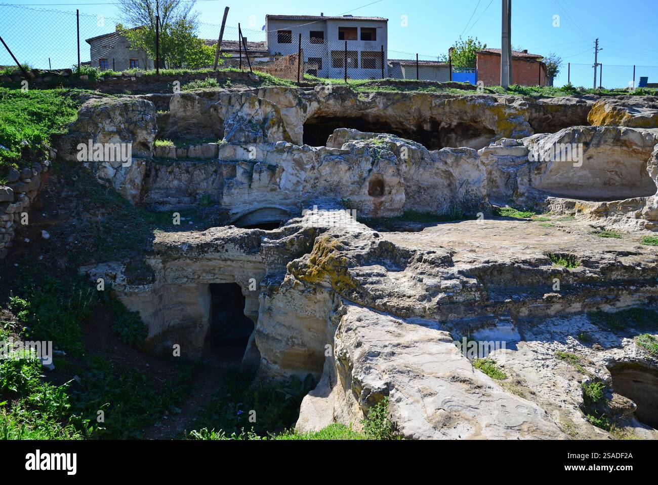 The Underground City, located in Han, Turkey, was used in ancient times ...