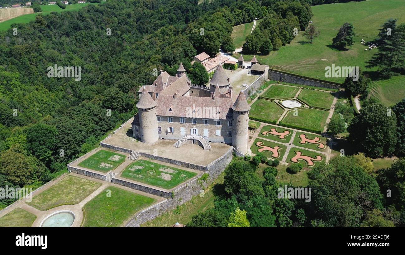 Drone Photo Virieu Castle France Europe Stock Photo Alamy drone-photo-virieu-castle-france-europe-stock-photo-alamy