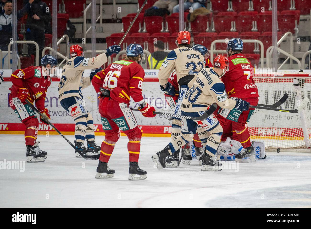 29.01.2025, Eishockey: Penny DEL, Saison 2024/2025, 41. Spieltag ...