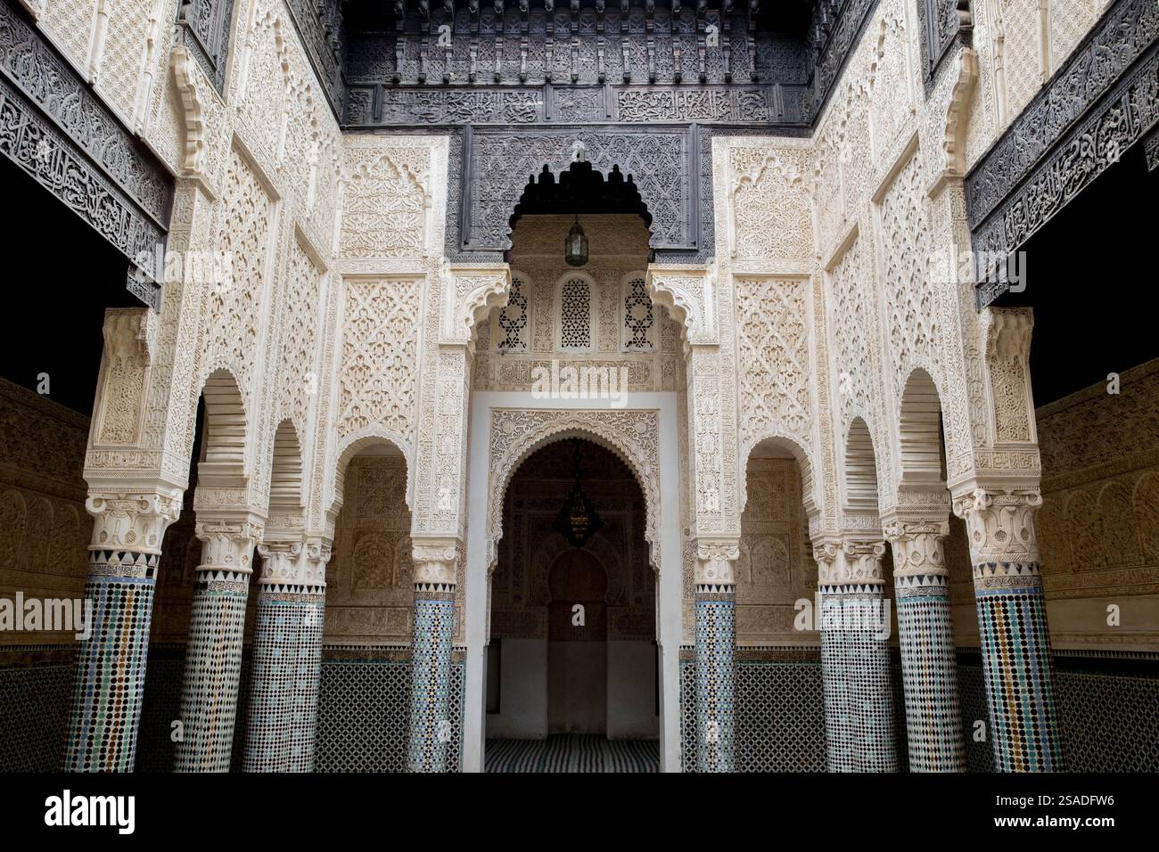 Merinide Abu al Hassan medersa, Sale, Morocco Stock Photo - Alamy