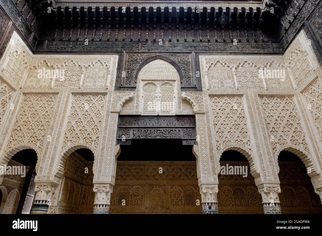 Merinide Abu al Hassan medersa, Sale, Morocco Stock Photo - Alamy