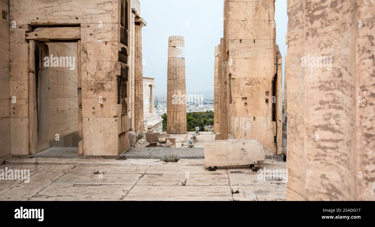 Classical greek doric building complex hi-res stock photography and ...
