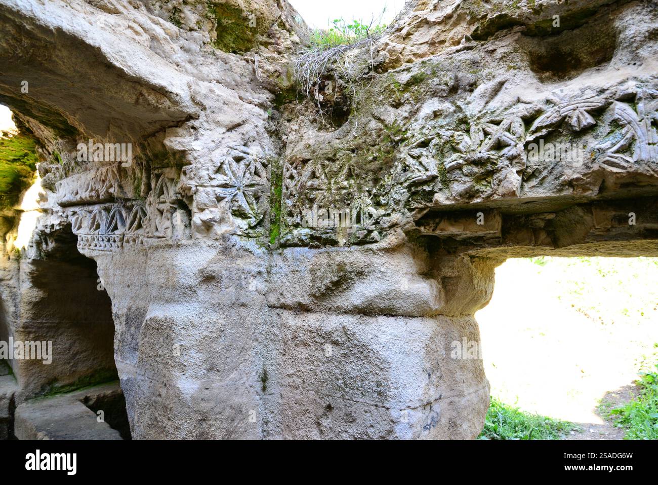 The Underground City, located in Han, Turkey, was used in ancient times ...