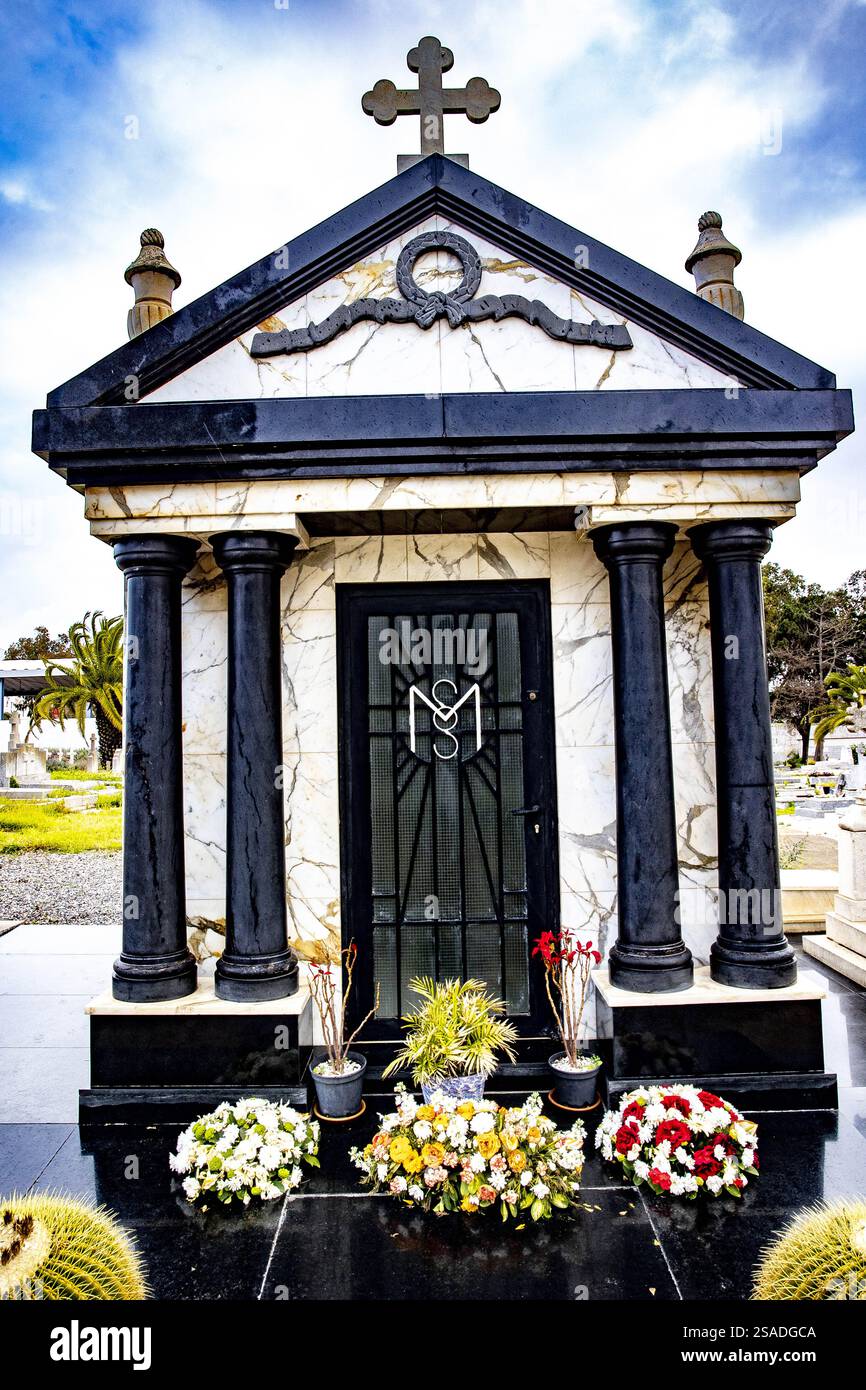 European cemetery, Rabat, Morocco. Mobutu Sese Seko’s grave Stock Photo ...
