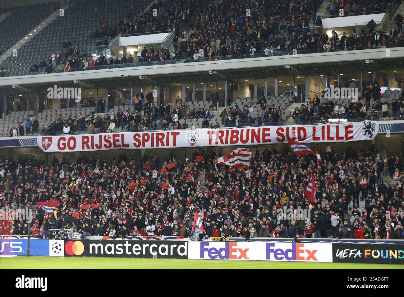 LILLE, 29-01-2025. Decathlon Arena Stade Pierre Mauroy. Football, UEFA ...