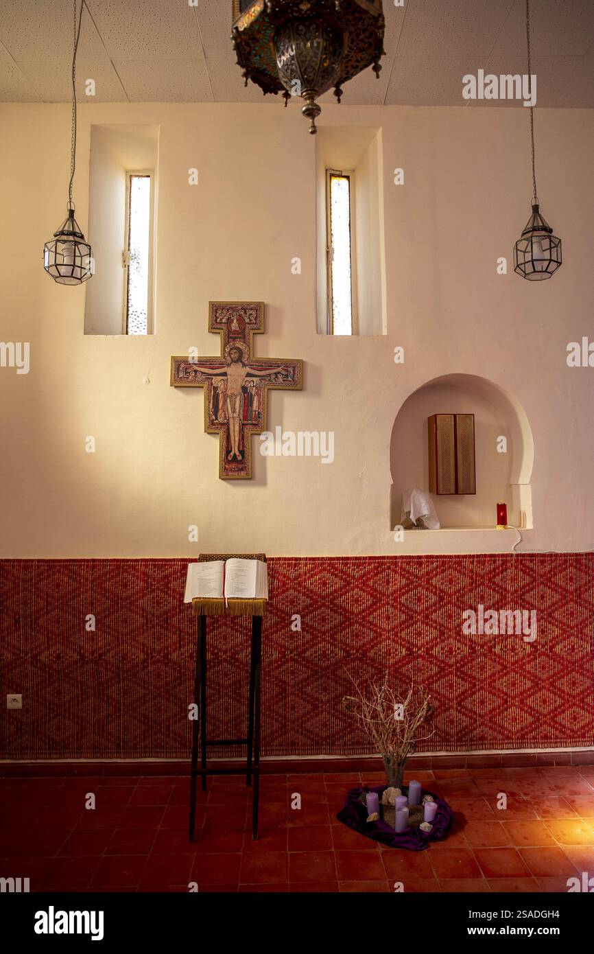 Maison de la Visitation Franciscan monastery, Tazert, Morocco. Church ...