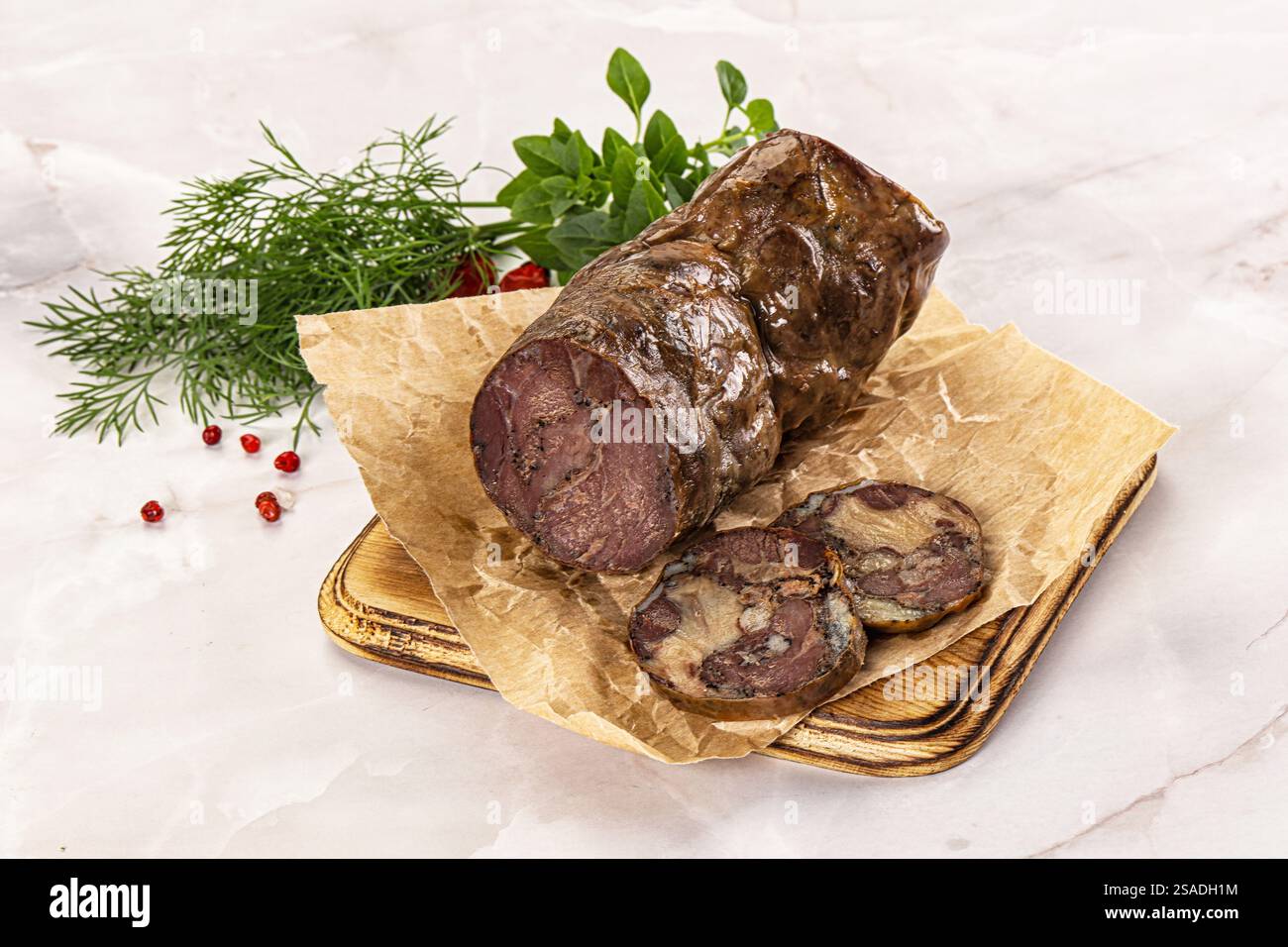 Kazy - traditional Kazakh horse meat sausage Stock Photo - Alamy