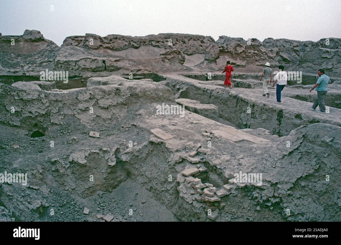 Ruins of Mari, nowadays Tell Hariri, Syria, May 1987 Stock Photo - Alamy