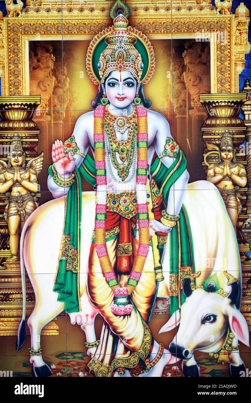 Sri Maha Mariamman Hindu Temple founded in 1873. Krishna is a major ...