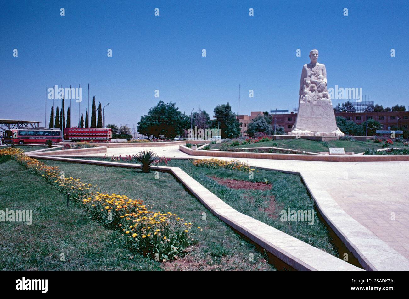 Statue of Hafiz al-Assad, Lake Assad, Medina es Saura, Lake Assad ...