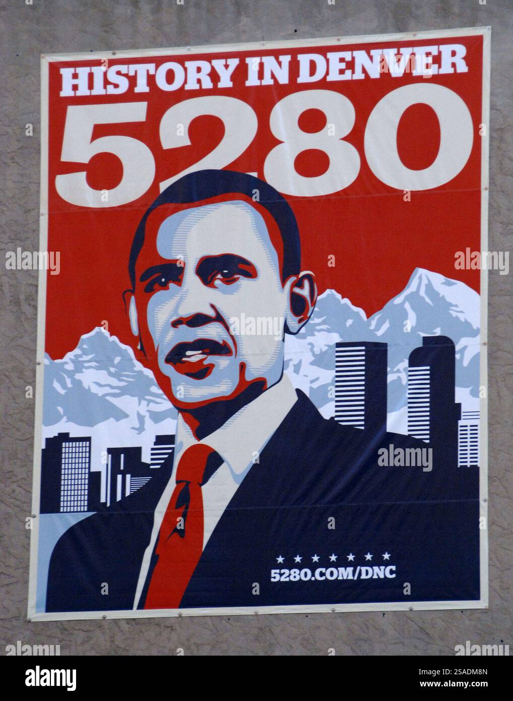 Election poster featuring a cover of the Denver magazine, "5280’" with ...