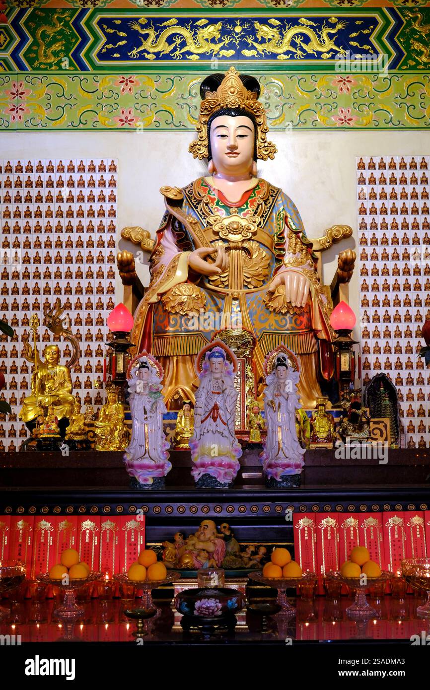 Chinese Thean Hou Temple dedicated to the goddess Mazu and Guan Yin ...