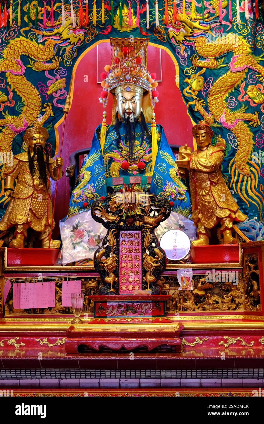 Guan Di chinese taoist Temple in Chinatown. Guan Di the God of War ...