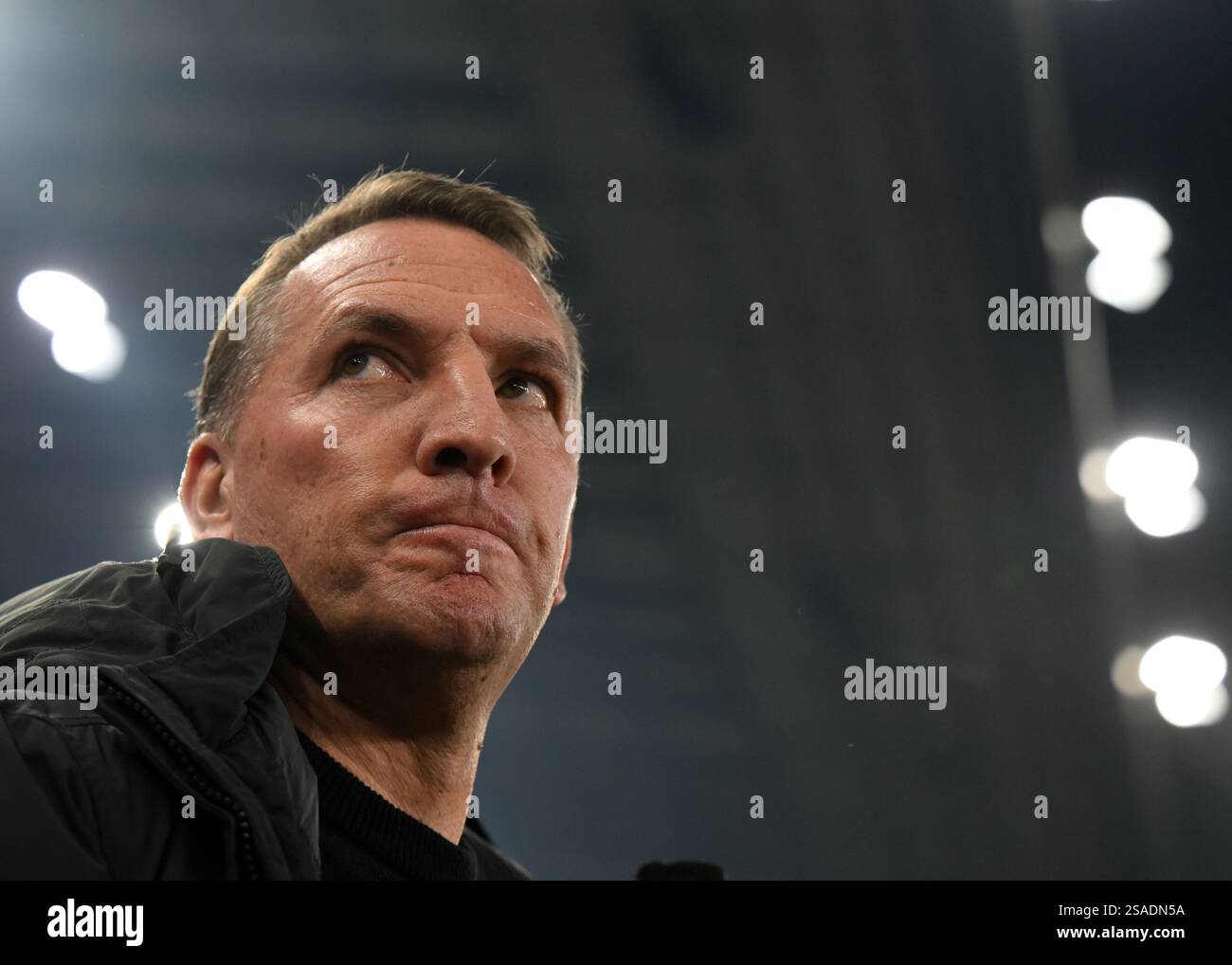 Birmingham, UK. 29th Jan, 2025. Brendan Rogers manager of Celtic during ...