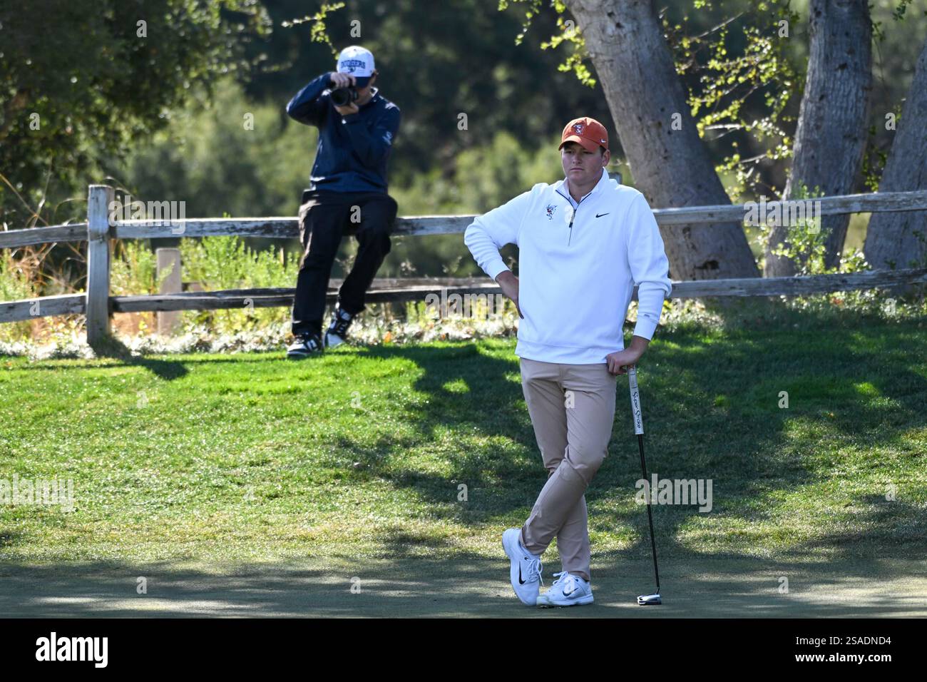 Thousand Oaks, United States. 28th Jan, 2025. Texas longhorns golfer ...