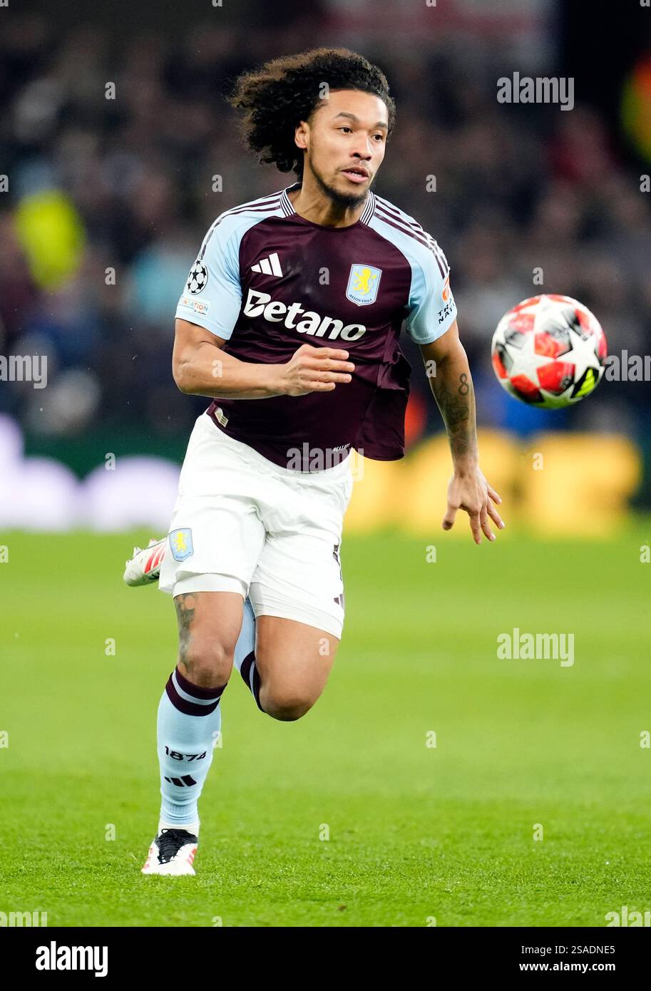 Aston Villa's Boubacar Kamara in action during the UEFA Champions ...