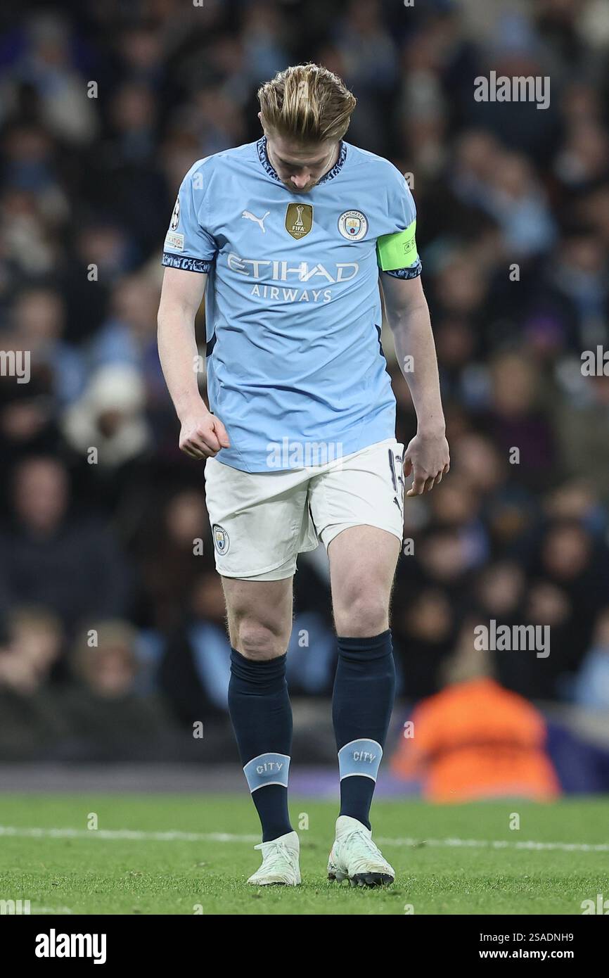 Manchester, UK. 29th Jan, 2025. Manchester City's Kevin De Bruyne ...