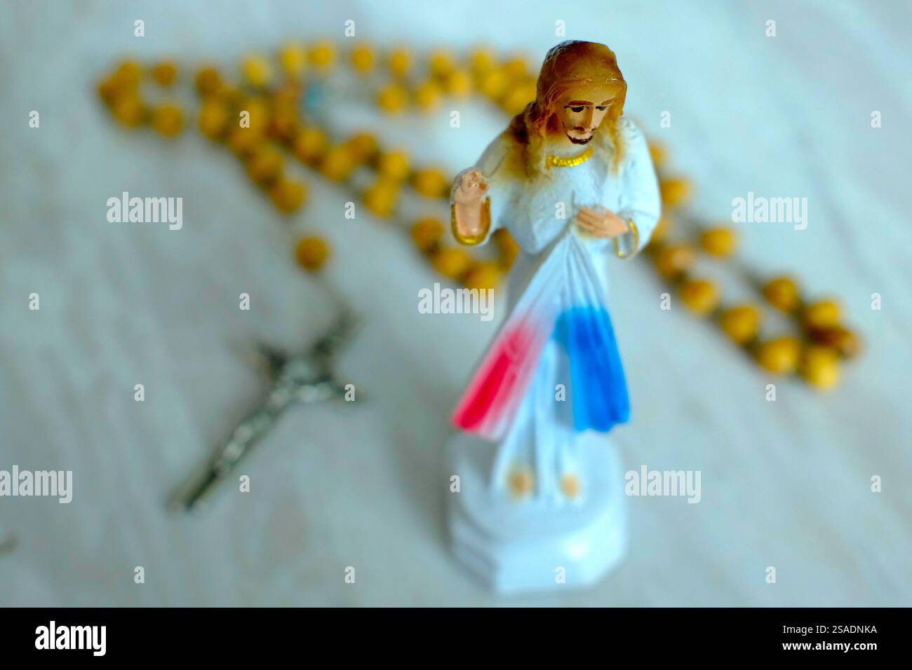 Bible, Rosary and the Divine Mercy of Jesus. Symbols of Catholicism ...