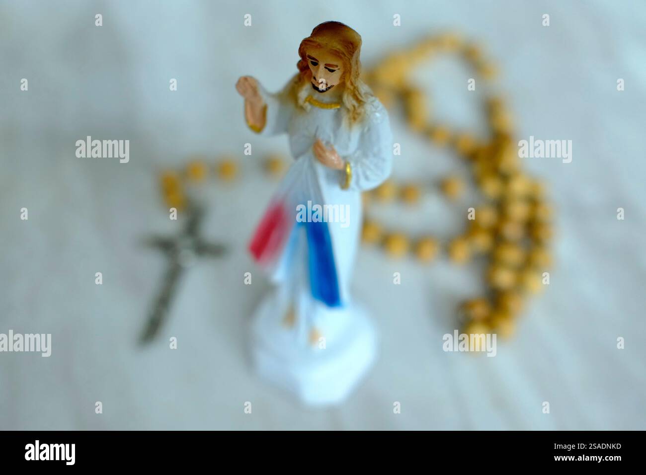 Bible, Rosary and the Divine Mercy of Jesus. Symbols of Catholicism ...