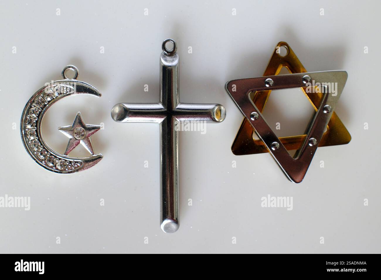 Islam, Christianity, Judaism. Symbol of the three monotheistic ...