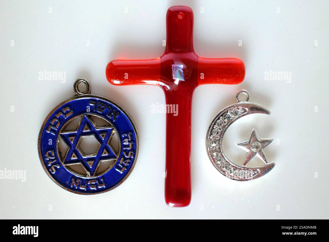 Islam, Christianity, Judaism. Symbol of the three monotheistic ...