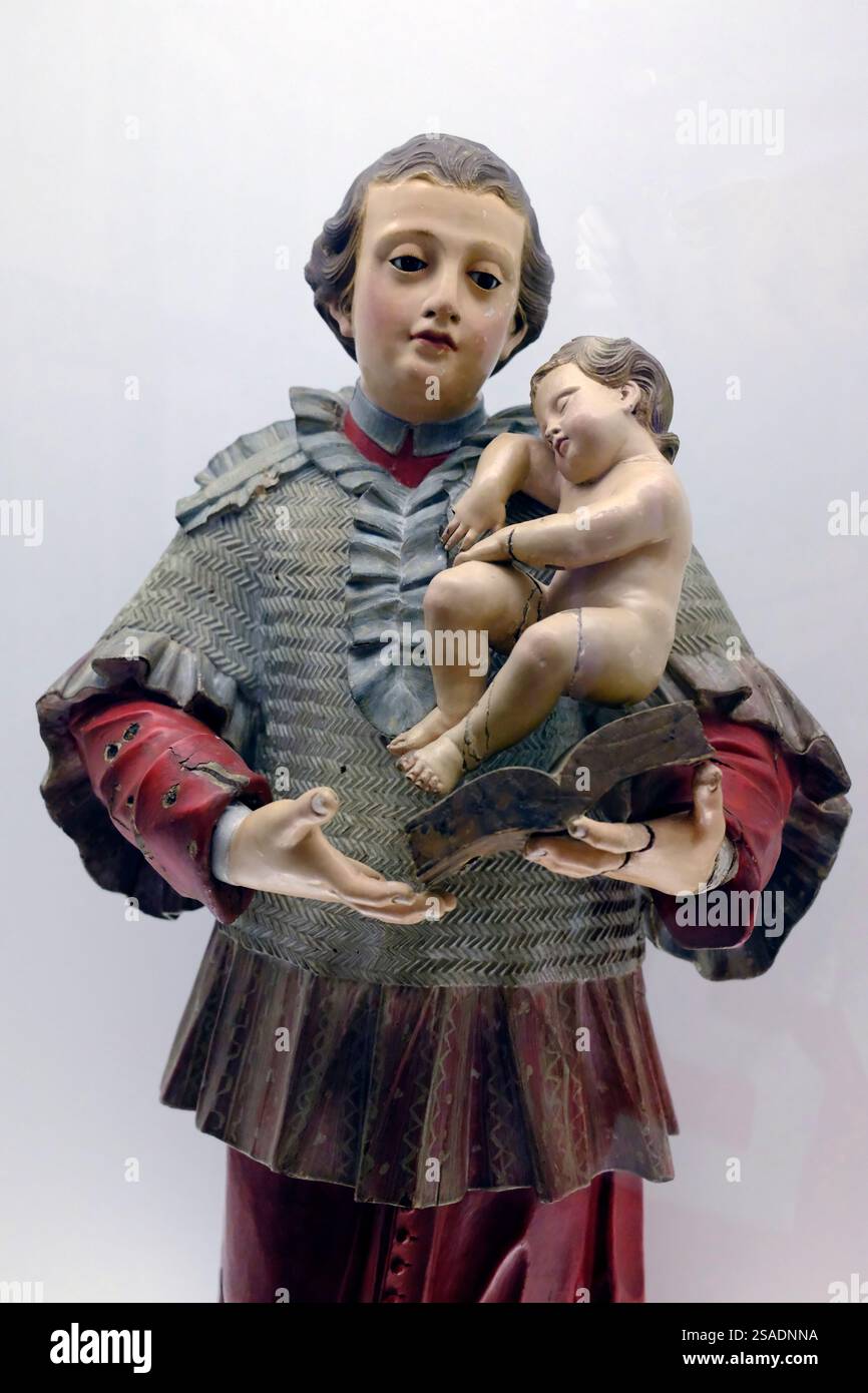 Museum of Saint Anthony. Saint Anthony with Choir boy. Sculpture ...