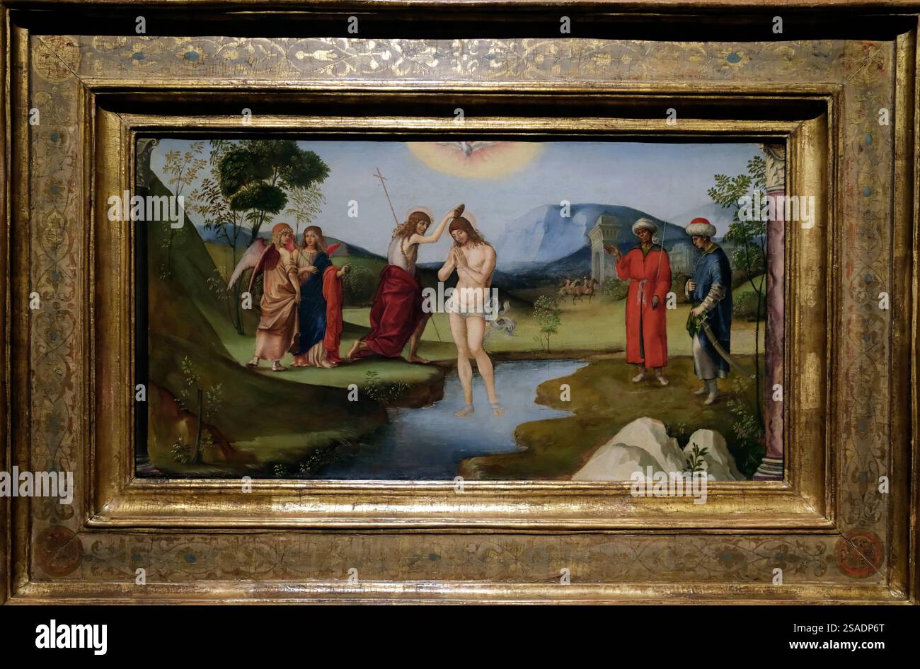 Calouste Gulbenkian Museum. The baptism of Jesus by John the Baptist. Francesco Francia. 15 th ...