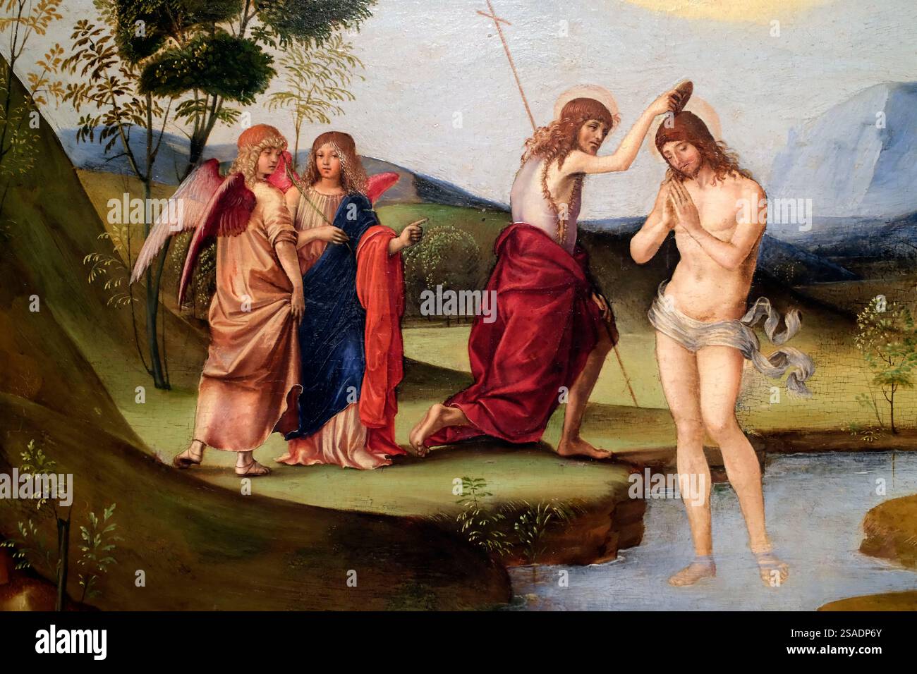 Calouste Gulbenkian Museum. The baptism of Jesus by John the Baptist. Francesco Francia. 15 th ...