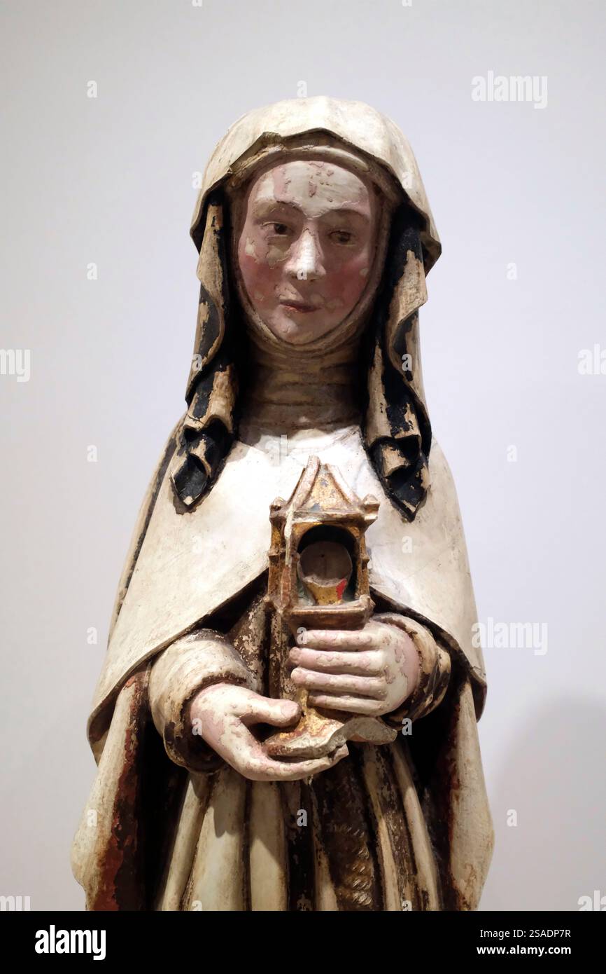 National Museum of Ancient Art. Saint Clare of Assisi. 14th century ...