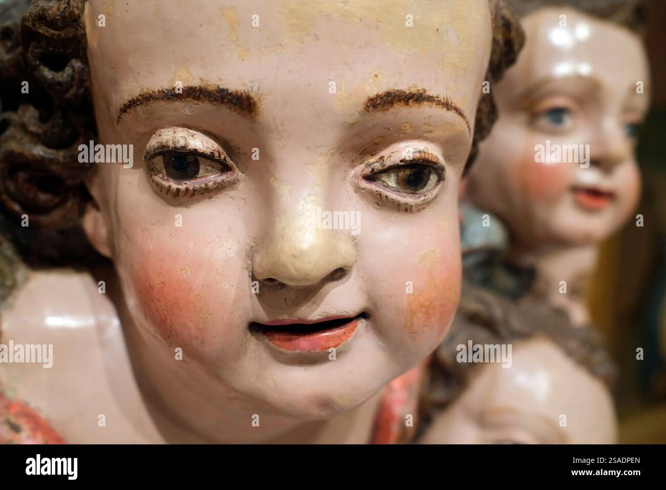 National Museum of Ancient Art. Angel. Sculpture. 18th century Stock ...