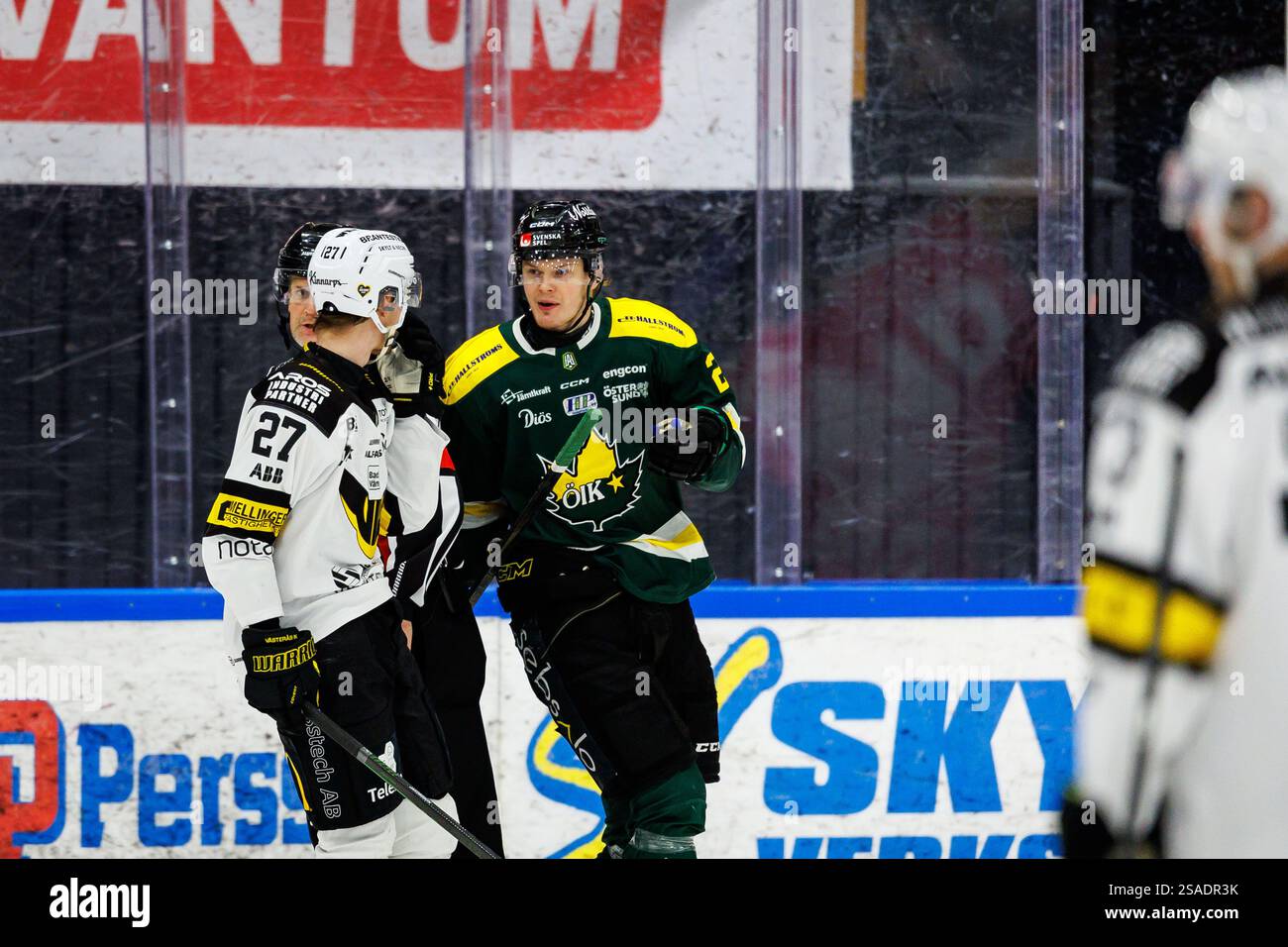 250129 Västerås Carl Jakobsson och Östersunds Albin Eriksson under ...
