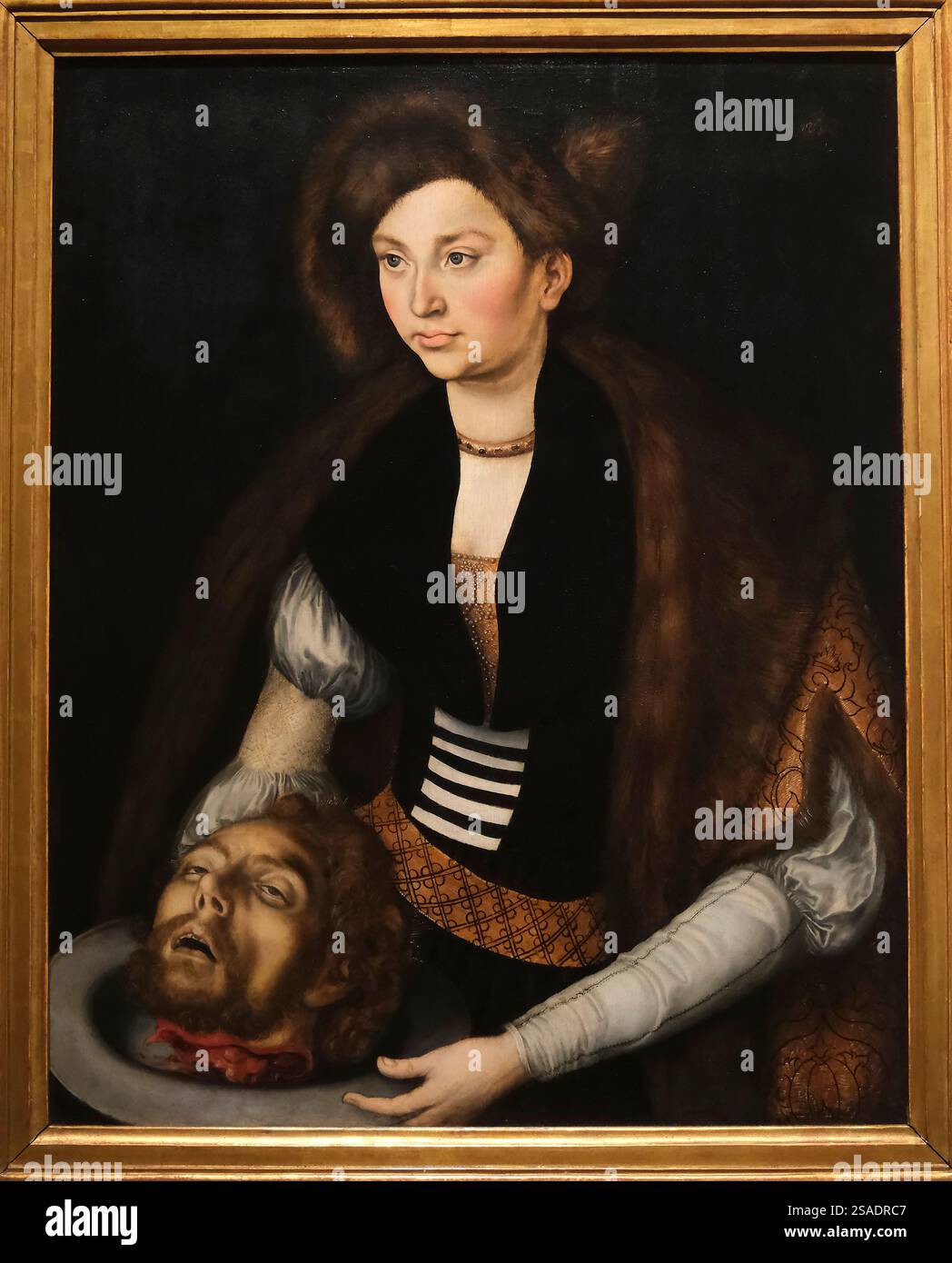 National Museum of Ancient Art. Salome receiving the head of Saint John the Baptist. Lucas ...