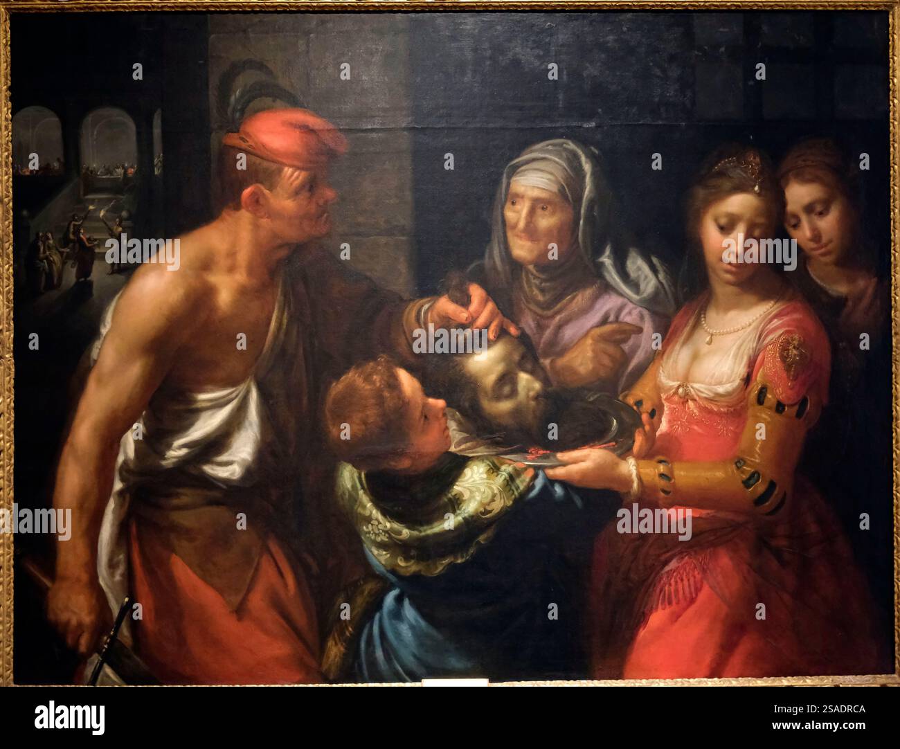 National Museum of Ancient Art. Salome receiving the head of Saint John ...