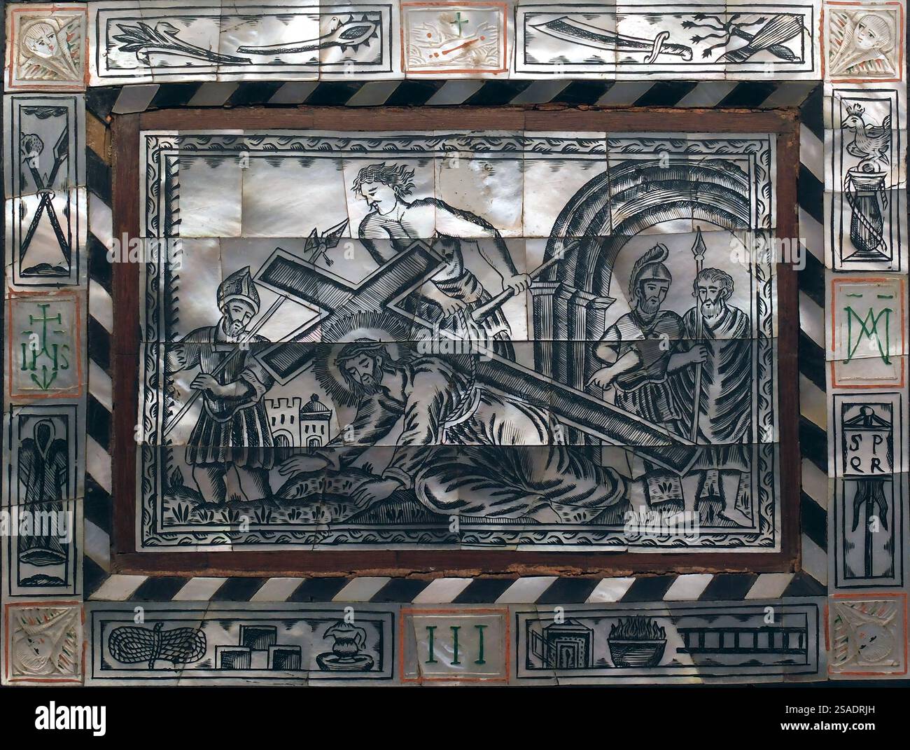 Museum of the Orient. Way of the cross. 3rd Station: Jesus falls the ...