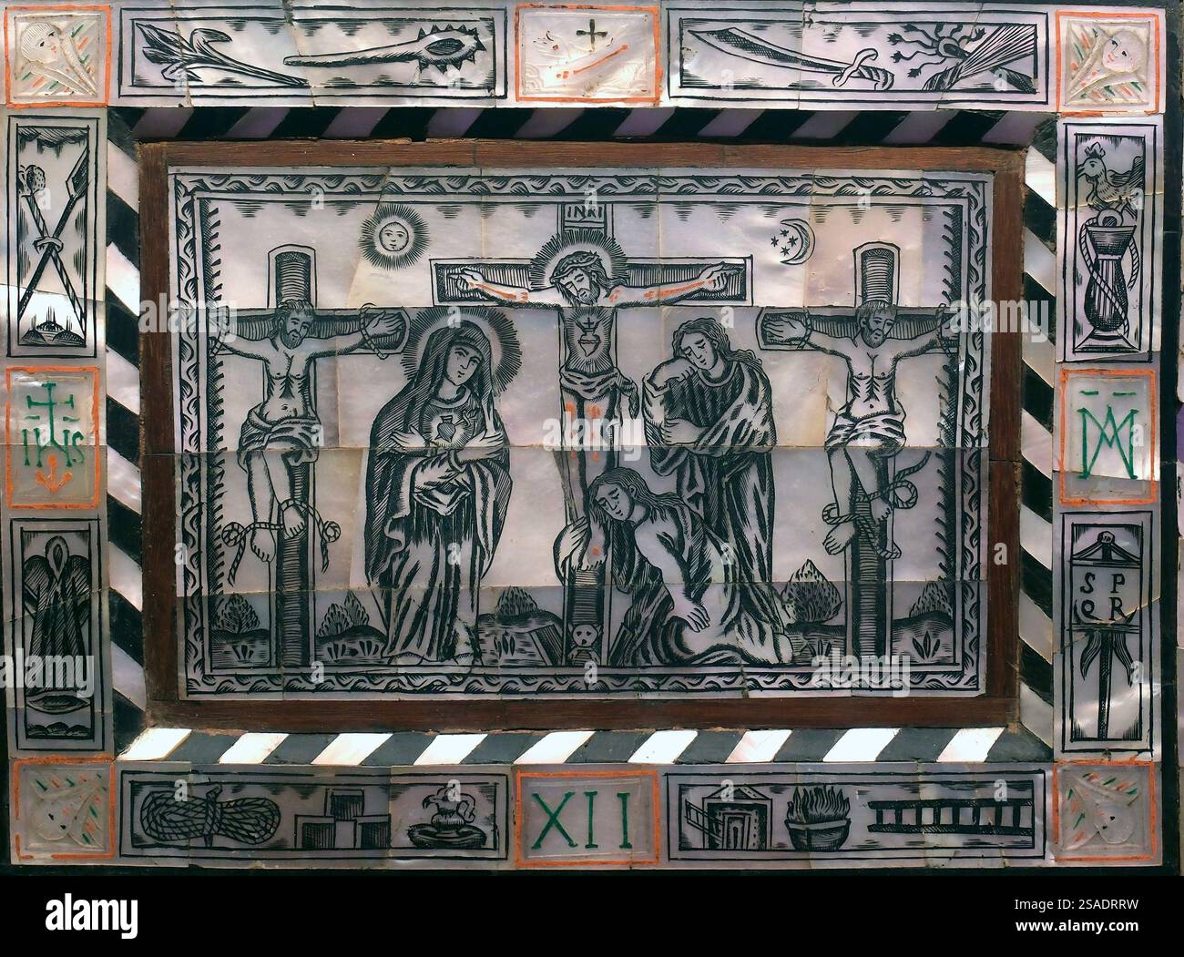 Museum of the Orient. Way of the cross. 12th Station: Jesus dies on the ...